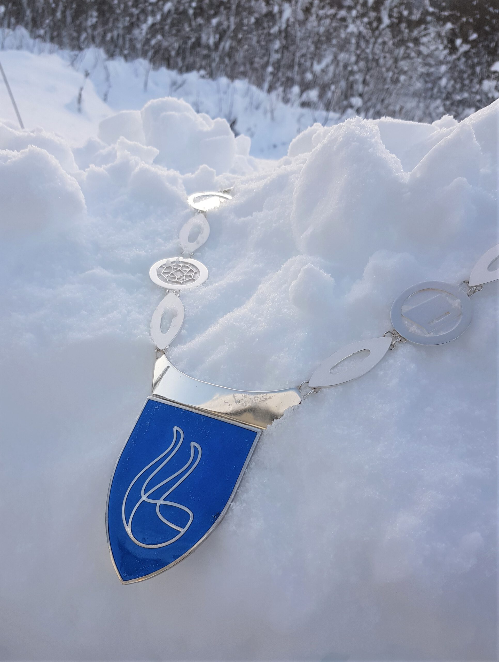 Ordførerkjedet til nye Hamarøy kommune - Ina Gravem Johansen Design